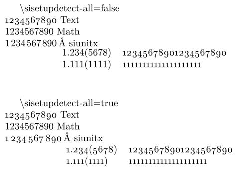 Fonts Getting Siunitx To Use Text Numerals But Only When It Isnt In