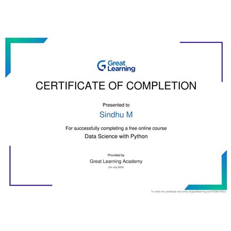 sindhu m on linkedin hi all successfully completed my data science with python certification…