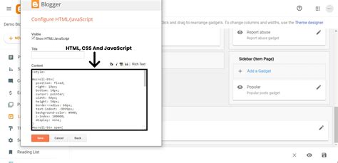 How To Add Back To Top Button In Blogger RUSTCODE