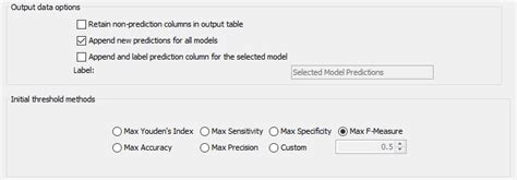 binary classification inspector predicting upon new data knime