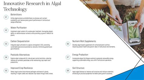 Algal Horticulture Innovative Techniques For Sustainable Plant Growth