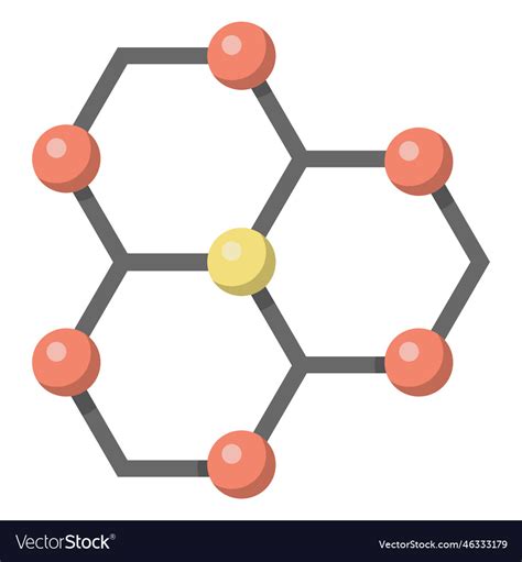 Atom Carbon Lattice Royalty Free Vector Image Vectorstock