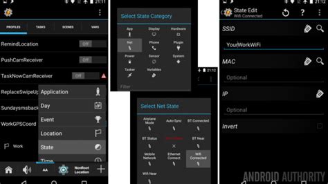 tasker location and network tracking time card part 2 android
