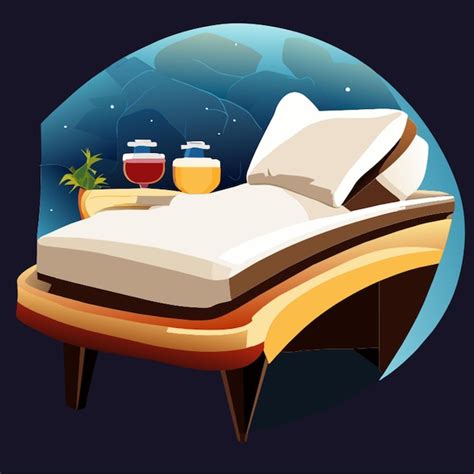 Massage Couch Vector Illustration Premium Ai Generated Vector