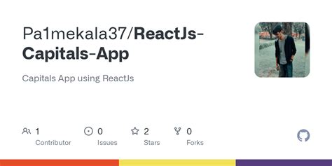 GitHub Pa Mekala ReactJs Capitals App Capitals App Using ReactJs