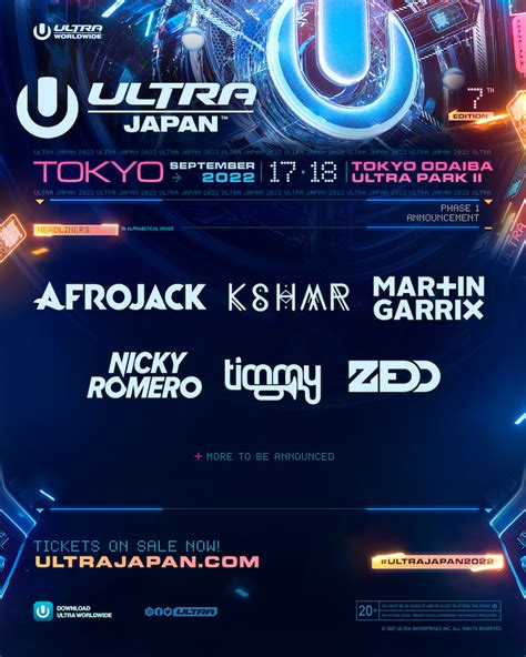 『ULTRA JAPAN 2022』第1弾出演アーティスト発表 Afrojack、マーティン・ギャリックス、Zeddら6組 - Real Sound｜リアルサウンド