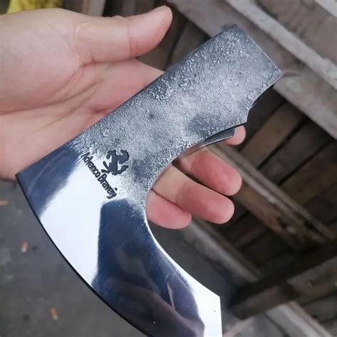 도끼 풀 탱 캠핑 생존 멀티 툴 도끼 토마호크 도끼 수제 단조 탄소강 전술 사냥 야외 신제품