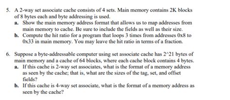solved 4 the memory unit of a computer has 256k words of 32