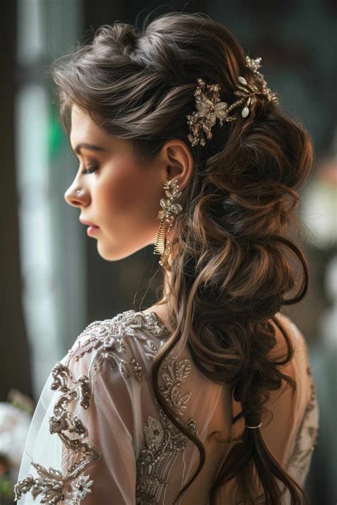 Wedding Hairstyles Half Up Half Down Handsomewedding