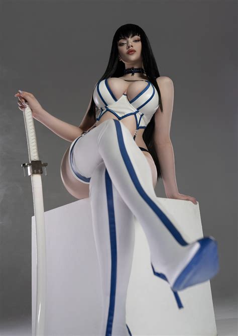 Kiryuuin Satsuki Anime Ero Cosplay Аниме эро косплей Satsuki