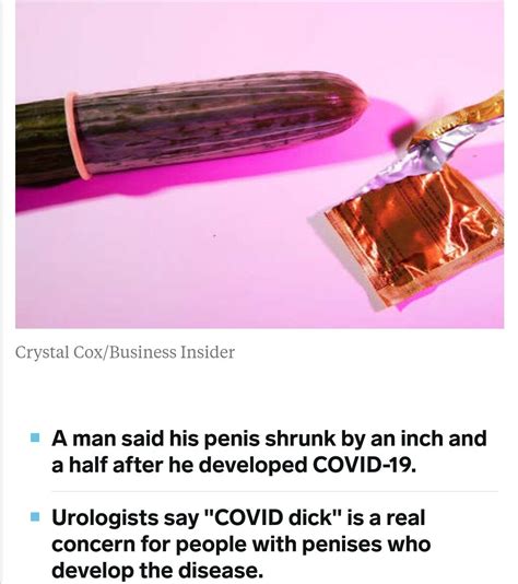 코로나19 감염된 사람의 증상남성 발기부전에 이어 남성 성기 4cm 영구적으로 줄어든 사람 나옴 유머움짤이슈 에펨코리아