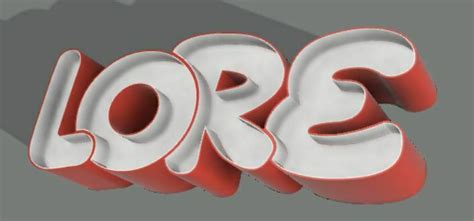Stl File Lamp Name Lore・design To Download And 3d Print・cults