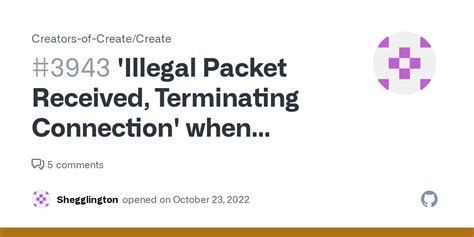 Illegal Packet Received Terminating Connection When Connecting To A Lan Server · Issue 3943