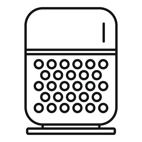 Command Smart Speaker Icon Outline Style 14480305 Vector Art At Vecteezy