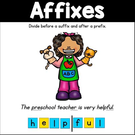 Syllable Division Rules Sarah S Teaching Snippets