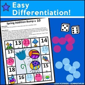 Addition Games Differentiated Practice Distance Learning By Leah Popinski