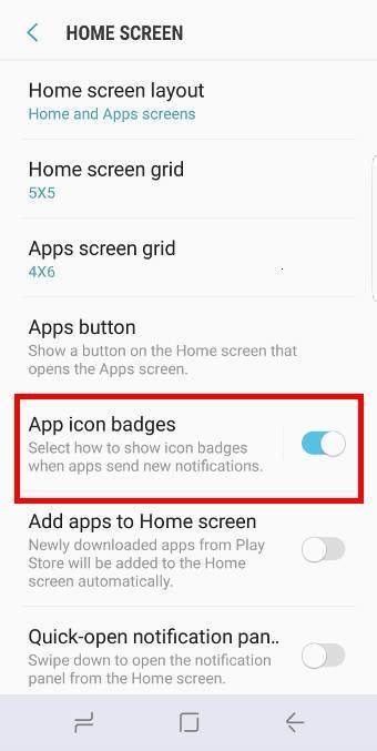 Understand And Use Galaxy S9 Notification Number Badge Notification Dots App Icon Badge