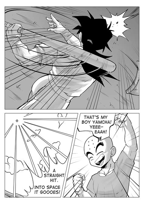 Rule 34 Baseball Baseball Bat Black And White Comic Comic Page Dragon Ball Echosaber Krillin