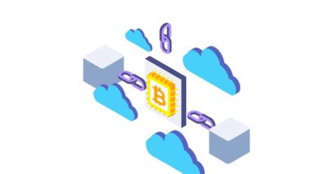 Blockchain Isometric Illustration By Angelbi88 On Envato Elements
