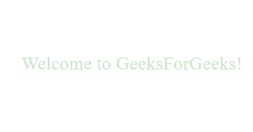 How To Create Blinking Text Using CSS GeeksforGeeks