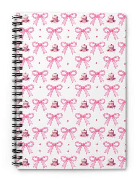 Elegant Coquette Themed Notebook Journal Bachelorette Parties Travel Fashion Lovers Doll