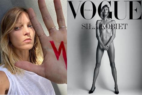 Anja Rubik Is Naked On The Cover Of Vogue Is It Sexism Or Targeted Shock Blog