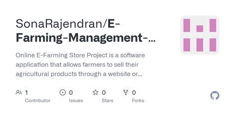 Github Sonarajendrane Farming Management System Online E Farming