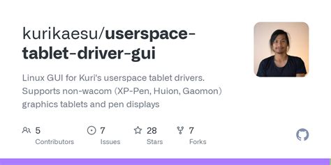GitHub Kurikaesu Userspace Tablet Driver Gui Linux GUI For Kuri S Userspace Tablet Drivers