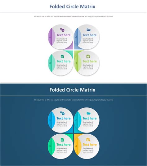 4 Circles Matrix Diagram