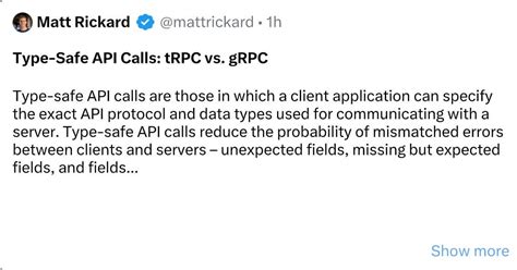 Type Safe Api Calls Trpc Vs Grpc R Programming