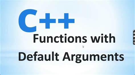 Function With Defualt Arguments In C Amharic Lec Youtube