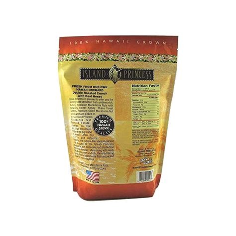 Island Princess Honey Roasted Hawaiian Macadamia Nuts 125 Lbs From Hawaii