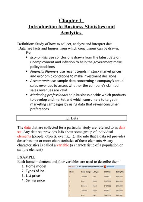 Chapter 1 On Introduction Business Statistics Easy Chapter 1