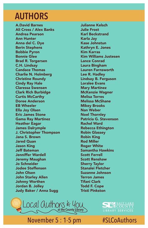 How To List Books And Authors At Minnie Wilkin Blog