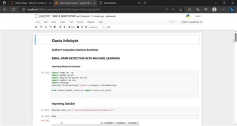 Sanyukta Kumbhar On Linkedin Taskl Github Internship Datascience Oasisinfo Datasciencejobs