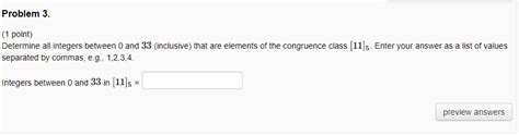 Solved Problem Point Determine All Integers Between Chegg Com