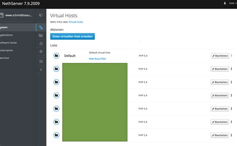 cockpit webserver dashboard valid data support nethserver community
