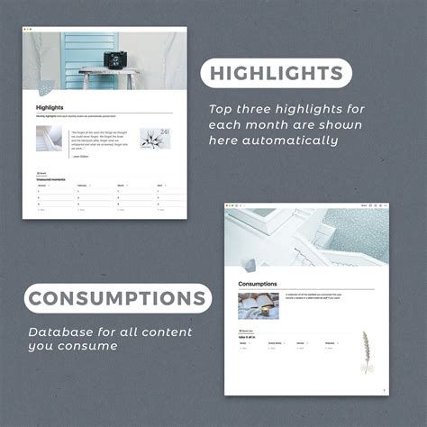 Notion Planner Template Full Year Digital Life Planner Customisable Notion Template