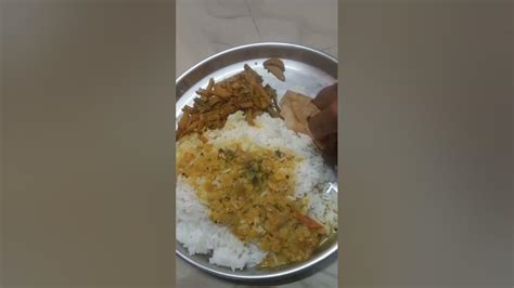 Roti Rice Dal Bhujiya Shorts Youtube