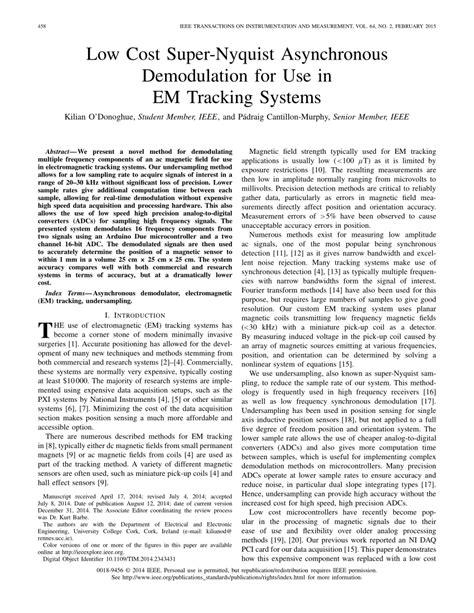 Pdf Low Cost Super Nyquist Asynchronous Demodulation For Use In Em