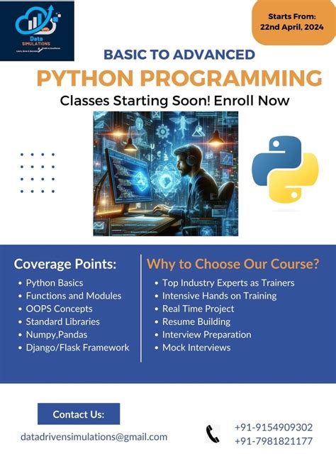 Krishna Chaitanya On Linkedin Python Training Skills Realtime