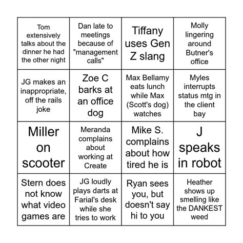 create bingo card