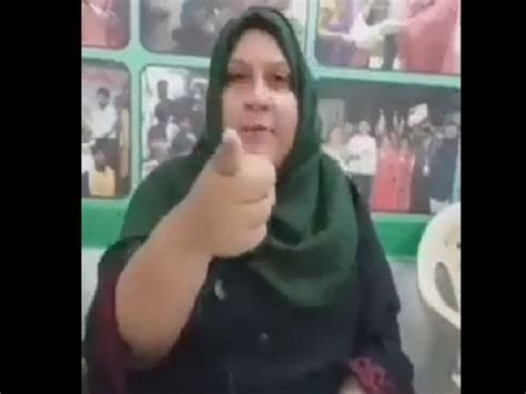 controversial statement of hyderabad congress leader ayesha farheen