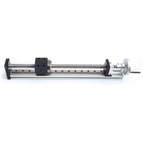 Manual Linear Rail Guide Slide Stage Actuator Ball Screw Motion Tableand Handwheel Ebay