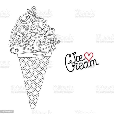 성인과 어린이를위한 색칠 공부를위한 벡터 아이스크림 0명에 대한 스톡 벡터 아트 및 기타 이미지 0명 낙서 드로잉 바로