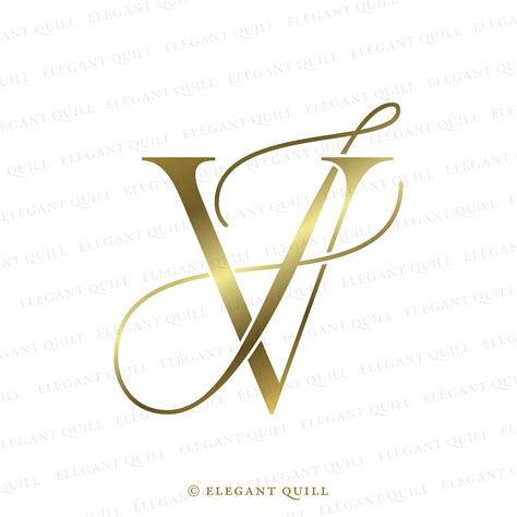 Minimalist Logo Design Jv Initials Wedding Logo Design Minimalist