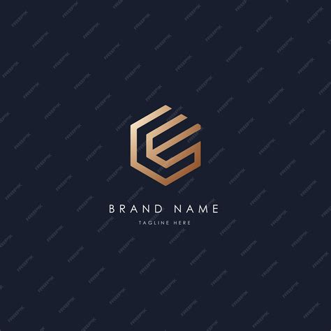 Ce Vector Logo Design Vector Image Alphabetic Luxury Golden Style