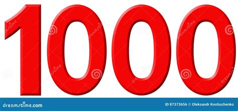 数字 一千隔绝在白色背景 d 库存例证 插画 包括有 颜色 概念 符号 字符 亮光