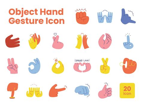 Object Hand Gesture 35600500 Vector Art At Vecteezy