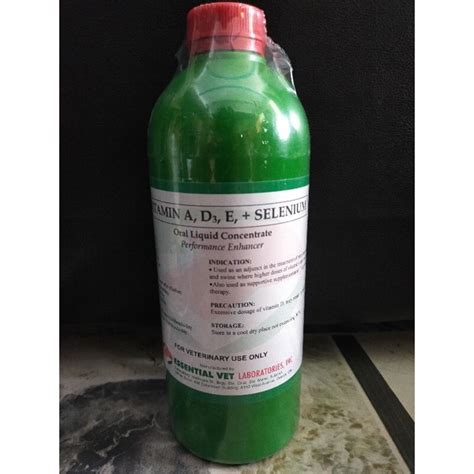 Vitamin Ade Selenium Essential Vet 1 Liter Shopee Philippines